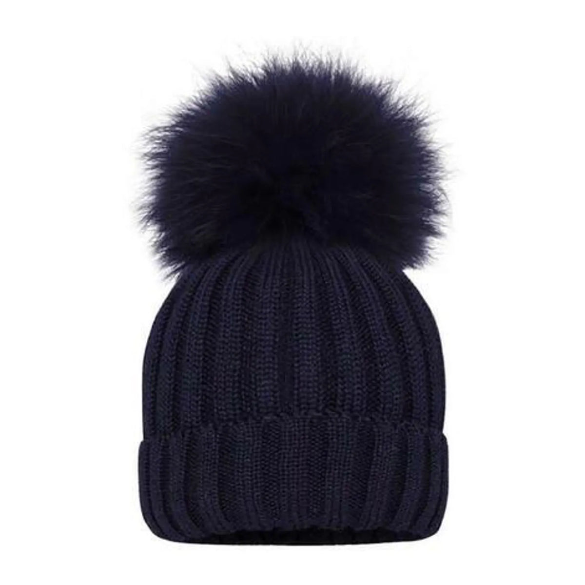 Pom Pom Envy Single Dream Hat - Navy — Bumbles for Kids